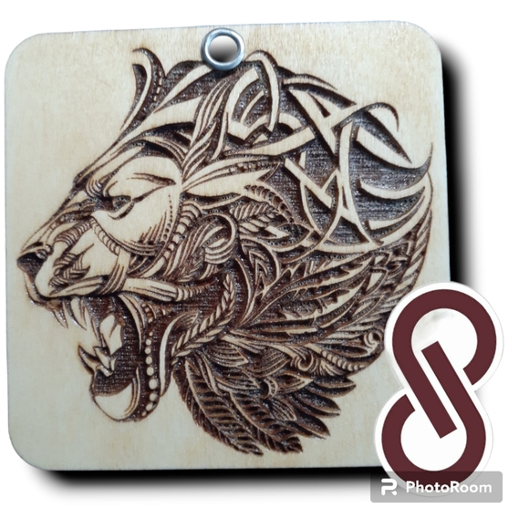 Art | Laser Engraved Wooden Souvenir Lion Codw8 | Poshmark